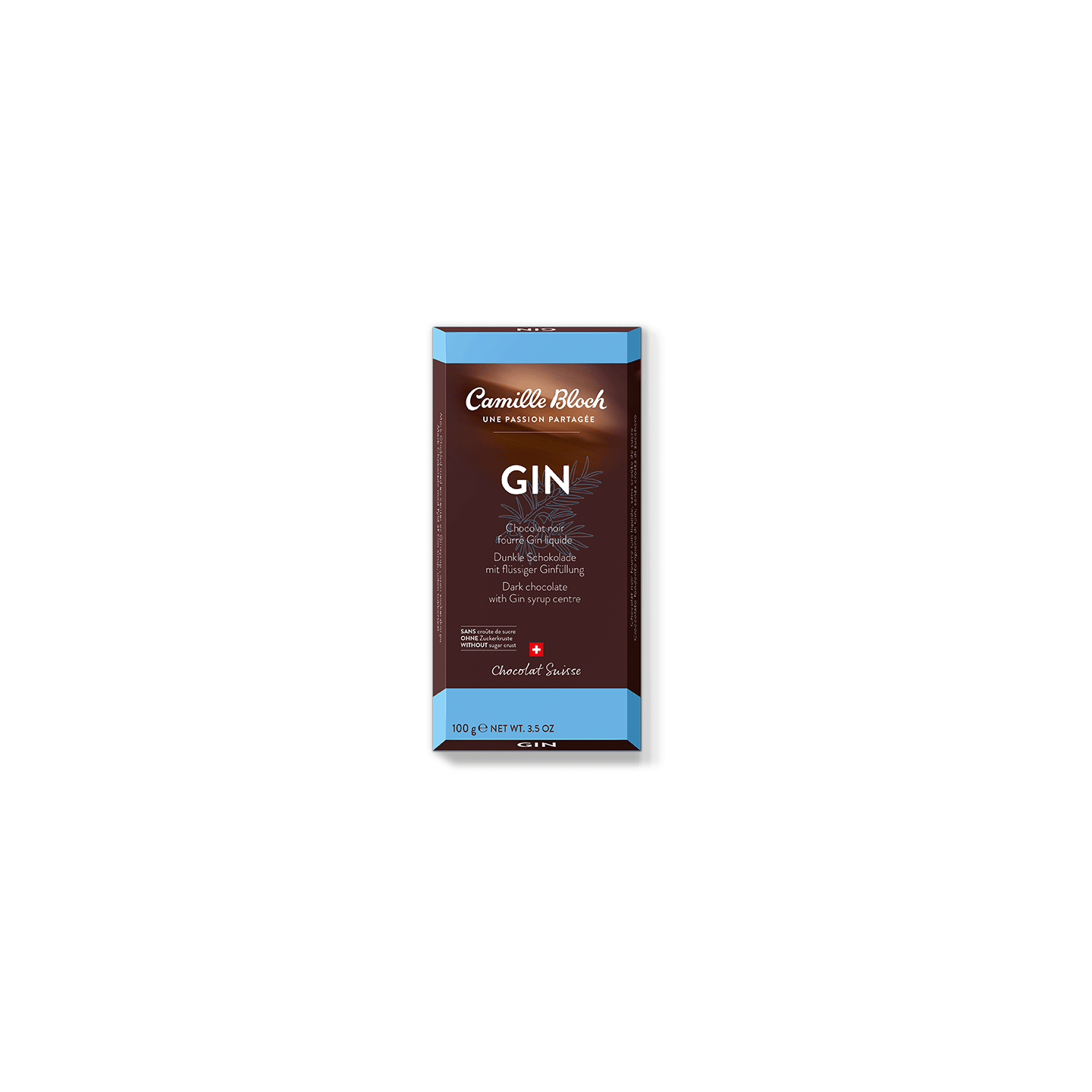 Tablette Gin Noir 100g | Fortwenger